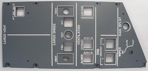 Right bottom panel Overhead Airbus A320 | Opencockpits